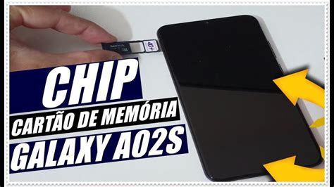 Como Colocar Chip e Cartão de Memória No Celular Samsung Galaxy A02s
