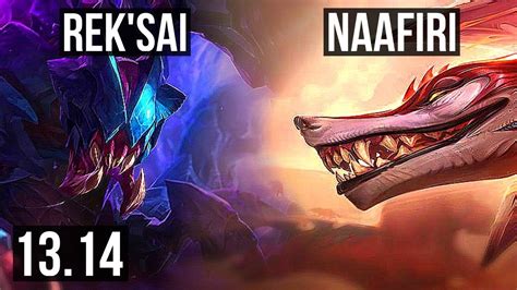 Rek Sai Vs Naafiri Jng M Mastery Games Dominating
