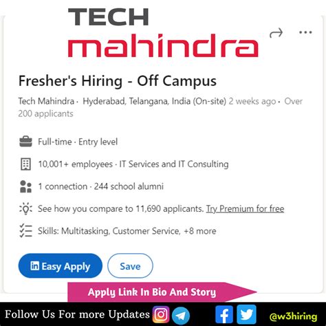 Tech Mahindra Recruitment 2023 Hiring Customer Support Any Graduate