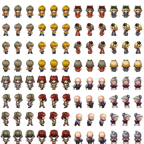Rpg Maker Mv Free Character Sprite Sheets Mevadb