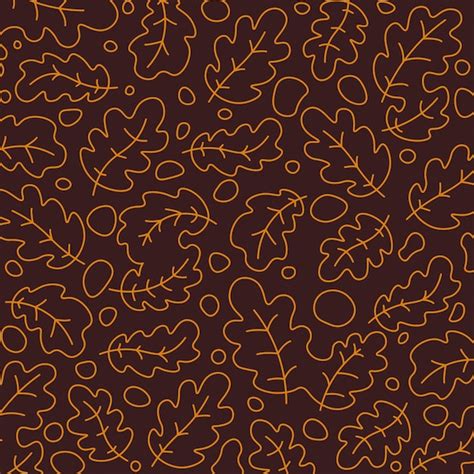 Fundo De Outono Folhas Vetor Premium