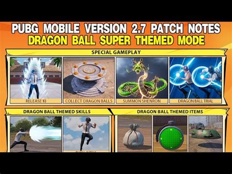 BGMI New Dragon Ball Z Tips Tricks BGMI 2 7 Update How To Play