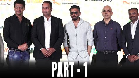 On Launch Of Food Delivery App Waayu Suniel Shetty Comes And Promote