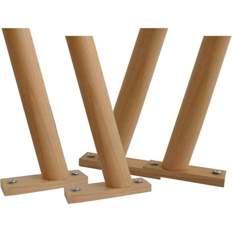 Pieds De Meuble en Bois Massif 4 Table De Thé Canapé Jambe Courte