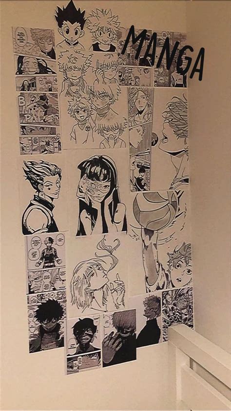 Aesthetic Anime Manga Panel Wall Collage Physical Prints 46 60 Etsy