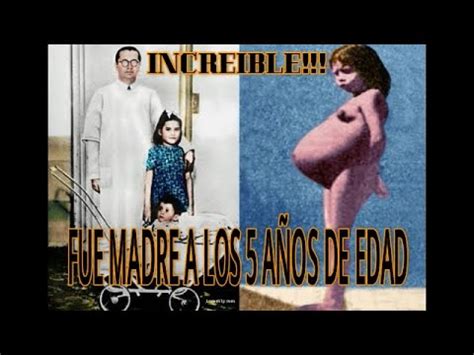 LA MADRE MAS JOVEN DEL PLANETA MADRE A LOS 5 AÑOS INCREÍBLE PERO CIERTO