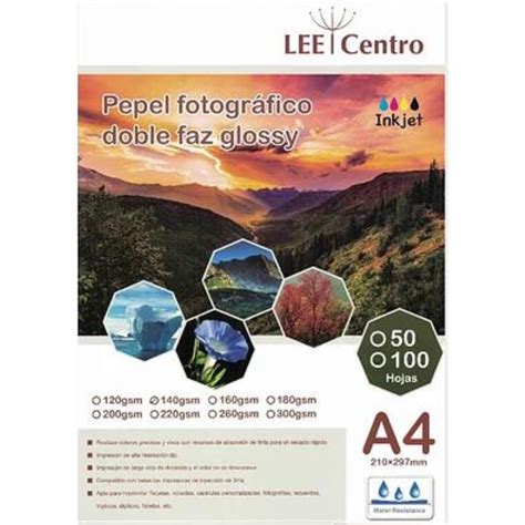 Papel Fotográfico Doble Faz Glossy 200 G Fagus Papelería