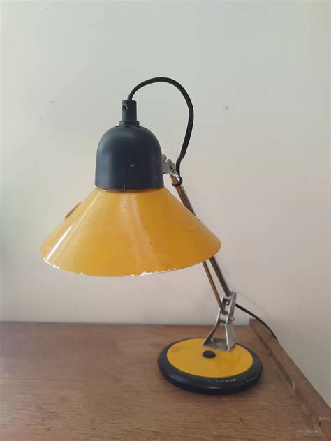 Vintage Yellow Desk Lamp Brikbroc Online Flea Market