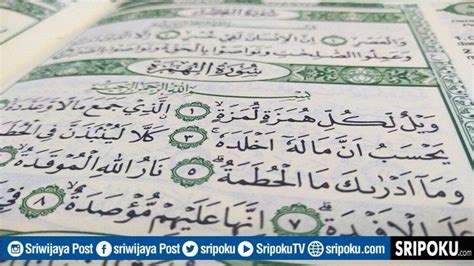 Bacaan Surat Al Humazah Ayat Dalam Alquran Lengkap Arab Latin Arti