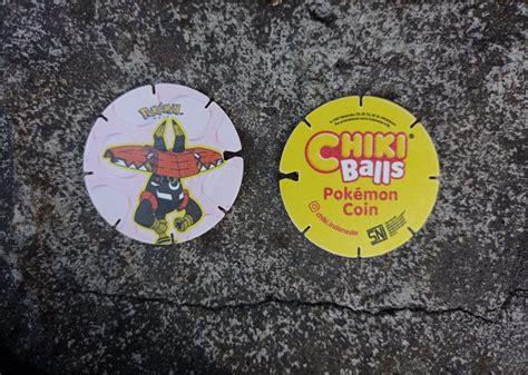 Tazos Tajos Pokemon Coin Tapu Bulu Chiki Balls New Murah Mainan