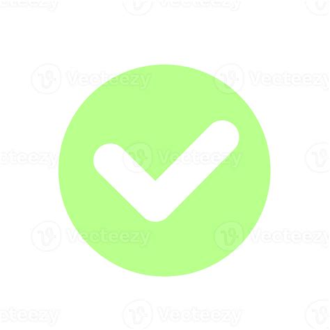 Simple Design Of Green Checkmark Icon 27604930 PNG