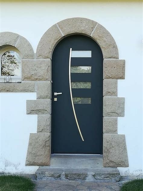Porte d entrée aluminium sur mesure Art et fenêtres