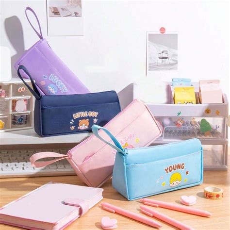 Nueva caja de lápices de alta capacidad para estudiantes diseño