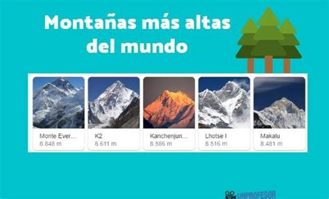 Dónde Están Las 3 Montañas Más Altas Del Mundo