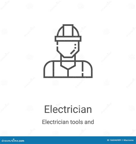 Electrician Icon Vector From Electrician Tools And Elements Collection