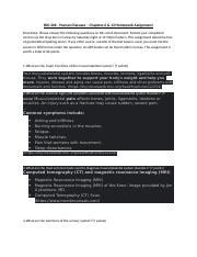 BIO 206 Week 4 Chapters 6 13 Homework Assignment 1 1 Docx BIO