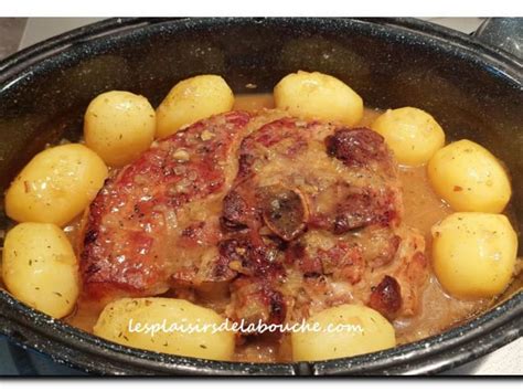 Rouelle de porc confite à la cocotte américaine roaster ou warmcook ou