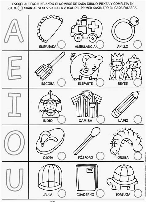 Pin de Elena en Español Actividades de alfabetización Actividades de