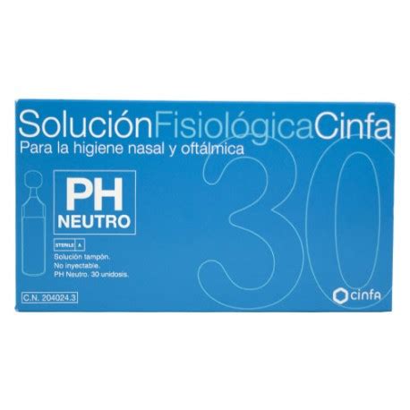 Solución Fisiológica Cinfa 30 monodosis Farmacia Alicia García