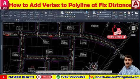 Add Vertex To Polyline At Fix Distance Autocad How To Add Vertex In