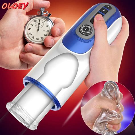 Masturbador masculino totalmente automático pistón de empuje retráctil