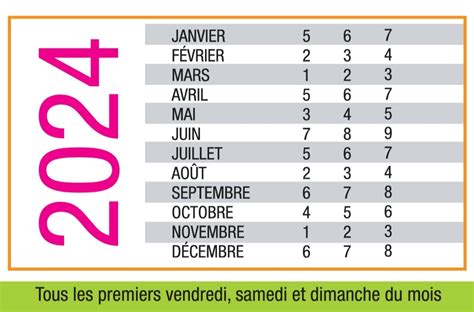 Calendrier 2024 de la Brocante des Allées F Verdier Brocante Les