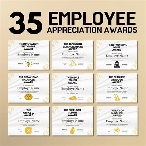 Funny Employee Award Certificates Editable In Canva Staff
