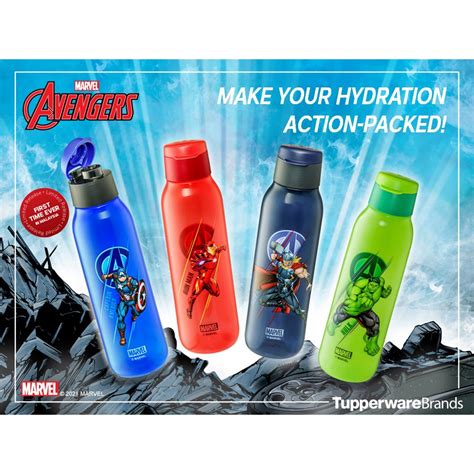 Avengers Eco Bottle Set Tupperware Plus