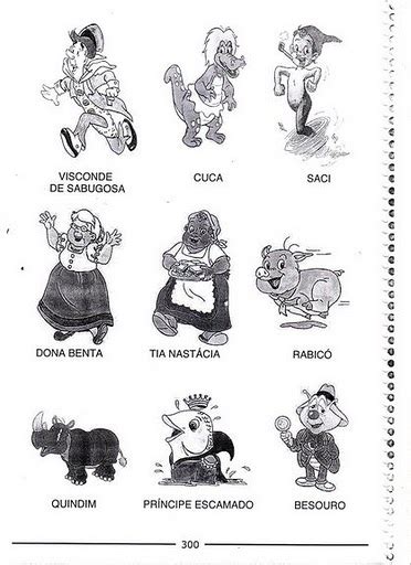 Atividades O S Tio Do Picapau Amarelo Espa O Educar