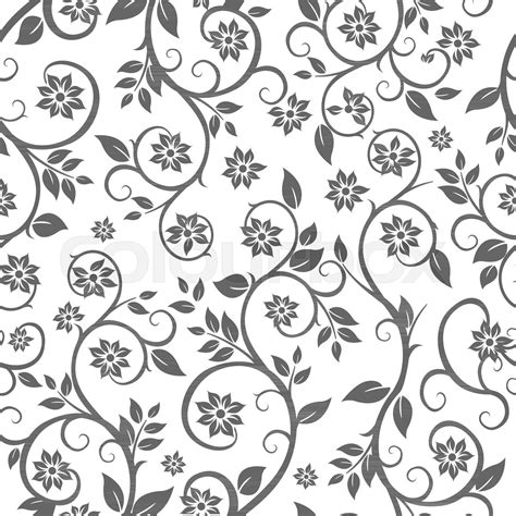 Seamless Floral Pattern Stock Vector Colourbox