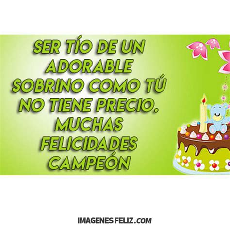 Sintético 95 Foto Frases De Cumpleaños Para Un Sobrino Para Facebook