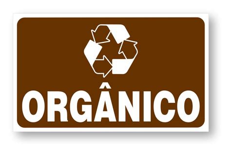 Placa Lixo Reciclável Orgânico