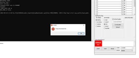 A Fatal Error Occurred Invalid Head Of Packet 0x46 About Espressif