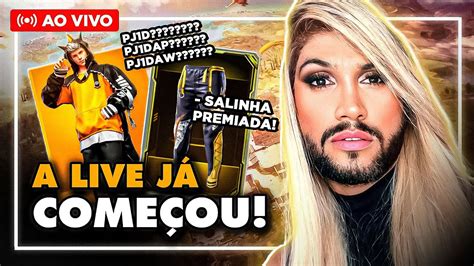 SALINHA PREMIADA LIVE ON Free Fire Ninfa FF YouTube