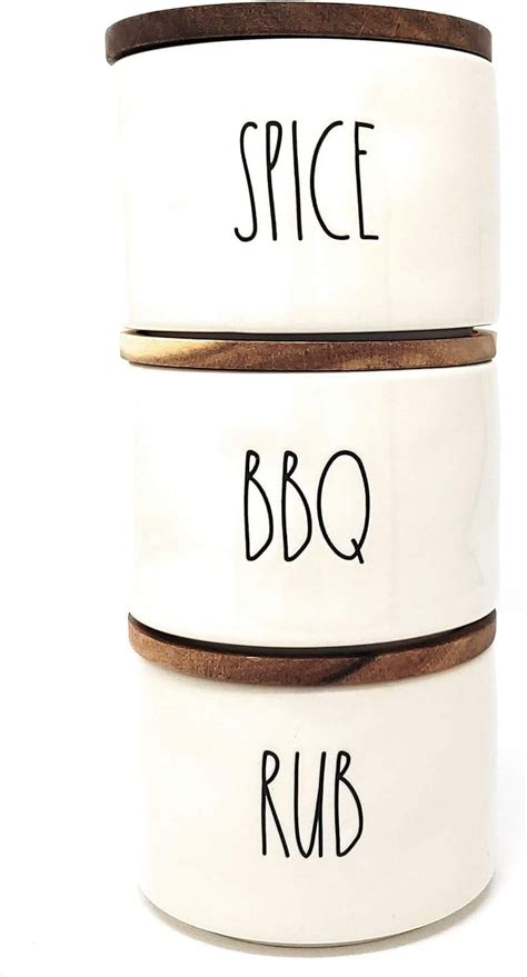 Rae Dunn Canister Set Spice Bbq Rub Walmart
