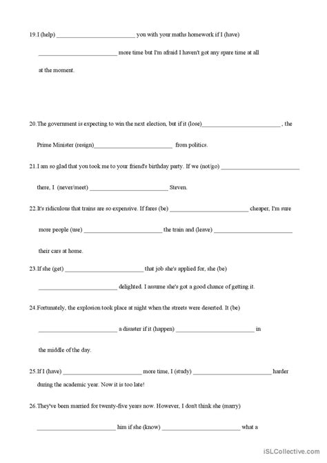CONDITIONALS general gramma Deutsch DAF Arbeitsblätter pdf doc