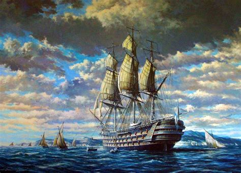 Wallpaper Air Langit Tiang Kapal Perahu Layar Barquentine