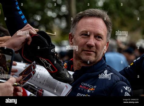 Christian horner fórmula 1 melbourne hi res stock photography and
