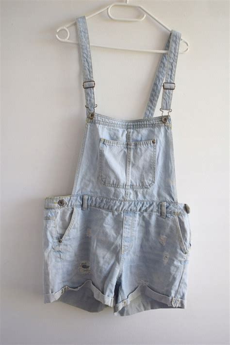 Bershka Ogrodniczki Spodenki Dziury L 40 14040781032 Allegro Pl