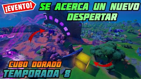 NUEVOS MOVIMIENTOS Del CUBO DORADO De Fortnite Battle Royale