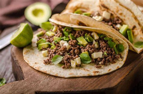 Tacos De Carne Asada Comida Mexicana