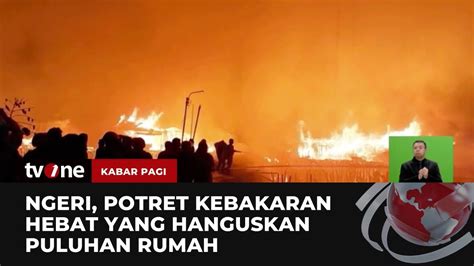 Kebakaran Hebat Ludeskan Puluhan Rumah Di Palangkaraya Kabar Pagi