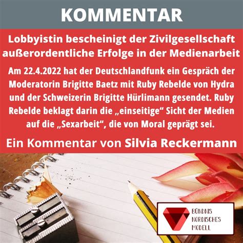 Bündnis Nordisches Modell on Twitter Am 22 4 2022 hat der