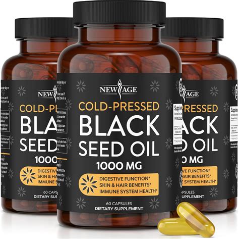 Amazon Black Seed Oil Softgel Capsules Premium Cold Pressed