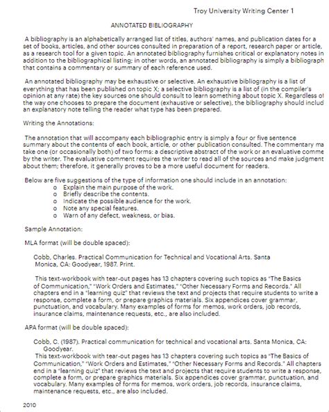 17 Free Annotated Bibliography Templates PDF Word Doc Formats