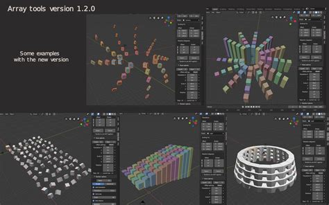 array tools all in one for translation scale and rotation array released scripts and themes