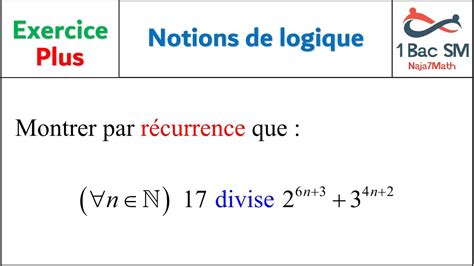Exercice Plus Notions De Logique Re Bac Sciences Math Matiques