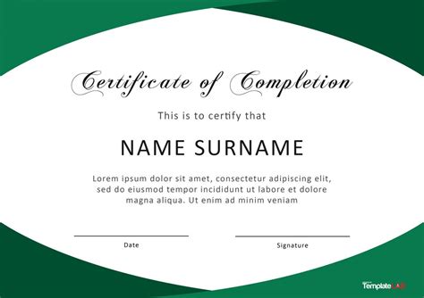 Free Certificate Templates Word PPTX PSD