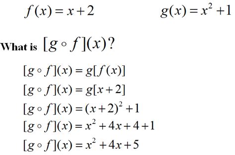 compositions of functions