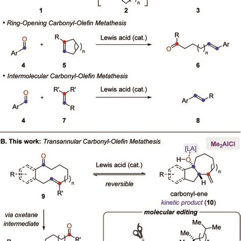 A Established Categories Of Catalytic Carbonyl Olefin Metathesis